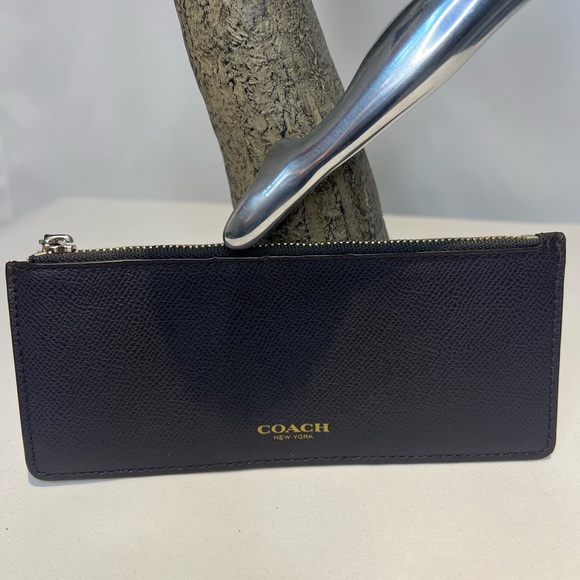 Coach | Bags | Coach Chocolate Brown Slim Leather Wallet Purse Insert ...